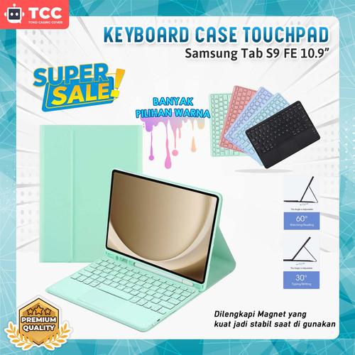 Jual Samsung Tab S9 FE 10.9 2023 Bluetooth Keyboard Case Touchpad ...