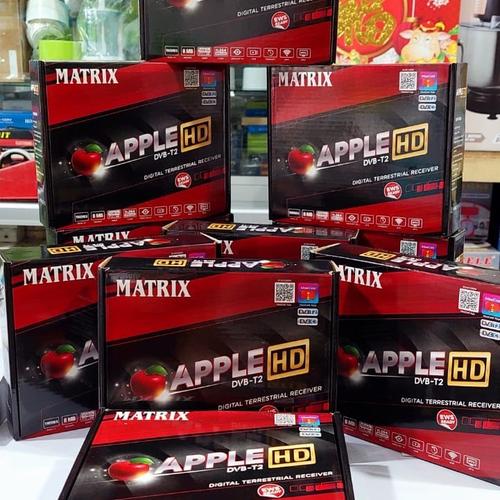 Jual SET TOP BOX MATRIX DIGITAL DVBT2 APPLE HD MERAH - STB SAJA - Kota ...