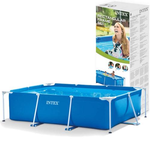 Promo Kolam Intex Rectangular Frame Pool Small INTEX 28270 - Kota ...