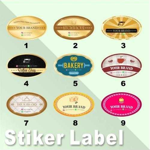 Jual Cetak Sticker Label Kemasan Produk Makanan,kue,Minuman dll ...