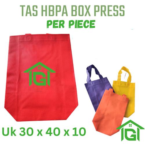 Jual (30x40x10) HBPA Handle Box Press Goodie Bag/ Tas Handle Box Kotak ...