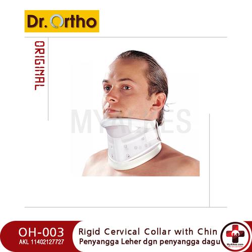 Jual Dr.Ortho OH-003 Rigid Cervical Collar with Chin Penyangga Leher ...