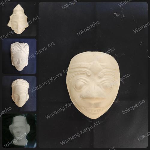 Jual topeng gypsum sudah jadi, patung gypsum sudah jad, topeng gypsum ...