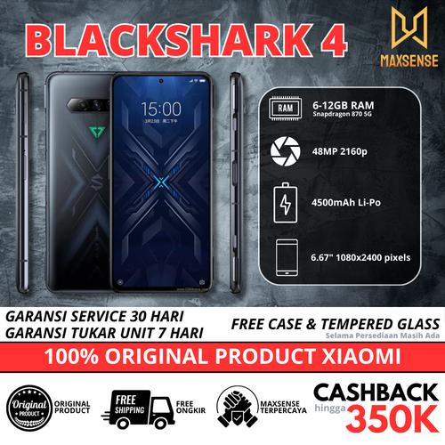 Jual Blackshark 4 12/256GB 8/128GB 6/128GB Second Original - 12/256GB, Fullset - Kota Tangerang ...
