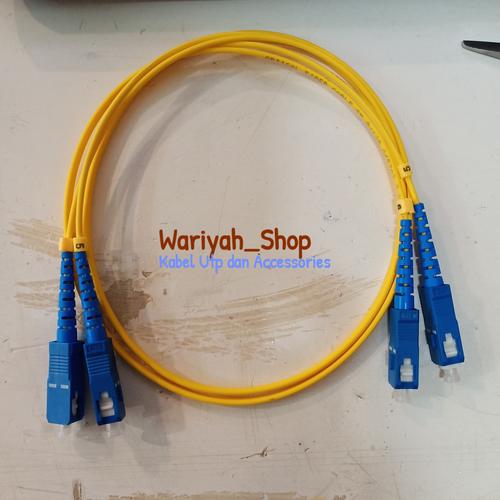 Jual Patch Cord FO SC-SC Duplex Singlemode Kabel 2mm Panjang 2Meter - Jakarta Timur - Wariyah ...