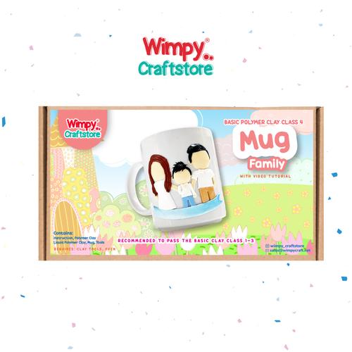 Jual Wimpy DIY Mug Polymer Clay Kerajinan Polymer Clay Craft Kit Art ...