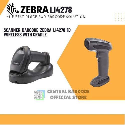 Jual ZEBRA Barcode Scanner Symbol Motorolla LI4278 LI 4278 1D Wireless ...