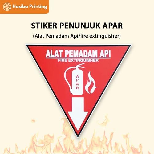 Jual Stiker Petunjuk APAR Alat Pemadam Api Ringan - 15x15cm - Jakarta ...
