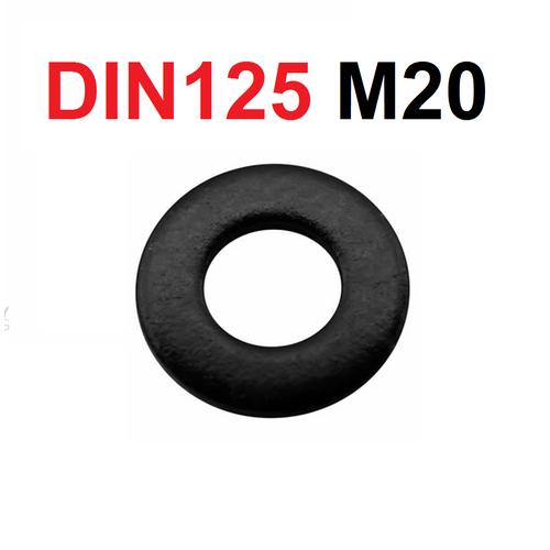 Jual RING PLAT DIN 125 / WASHER PLATE DIN 125 HITAM M20 - Kota ...