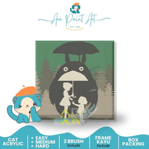 Promo TOTORO SERIES Paint by numbers kit Painting by number Kado Wisuda ...