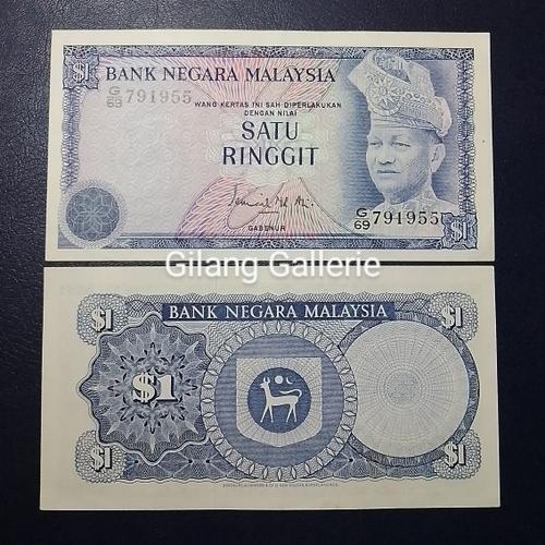 Jual Koleksi Uang kertas kuno Negara Malaysia Rm 1 Ringgit Lama.Bagus ...