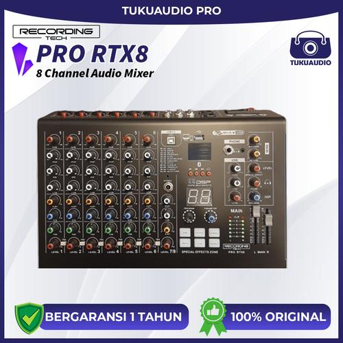 Jual Recording Tech Pro RTX8 - 8 Channel Professional Audio Mixer ...