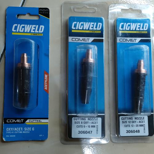Jual Cutting Nozzle CIGWELD COMET size 6 , 8, 12, 15 - 20 - Kab ...