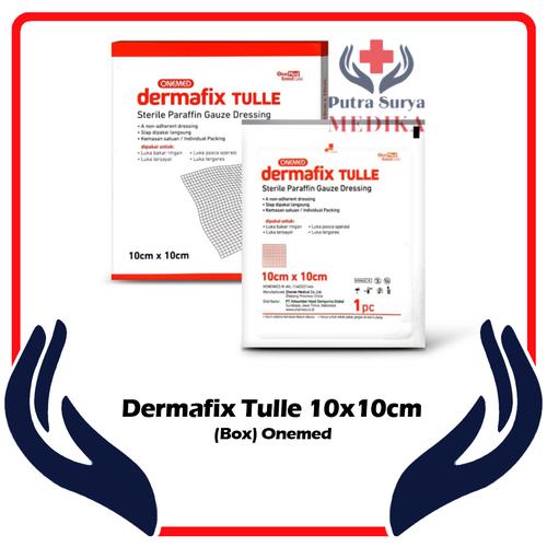 Jual Dermafix Tulle 10x10cm Paraffin Gauze | Kasa Jaring OneMed - Kota ...