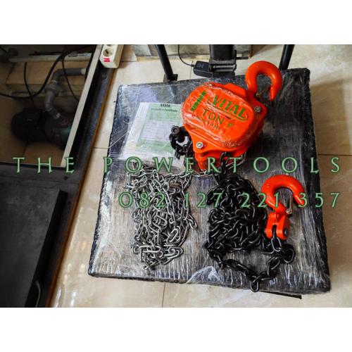 Jual Takel Chain Block 1 Ton x 5 Meter Merk Vital Original Japan ...