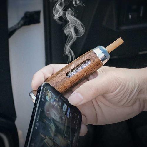 Jual Pipa Asbak Rokok Portable Pipe Smoking Ashtray Dust Free FN ...