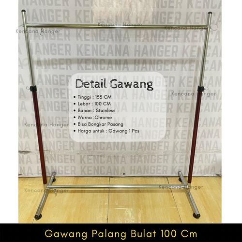 Jual Gawang Baju Gawang Hanger Besi Bulat Gantungan Baju untuk Display ...