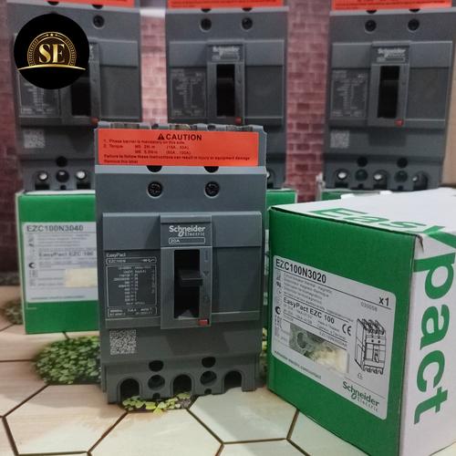 Jual MCCB Breaker Schneider Elektrik EZC100N 3P 40A 30A 25A 20A 15A 3phase - 40A - Jakarta Barat ...