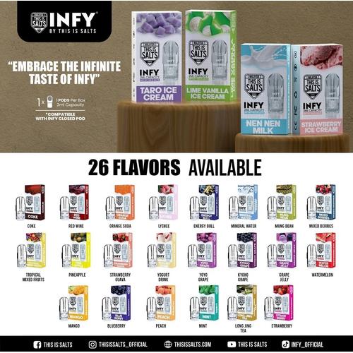 Jual INFY BY THIS IS SALTS Closed System POD Vape Series - Pods Only ...