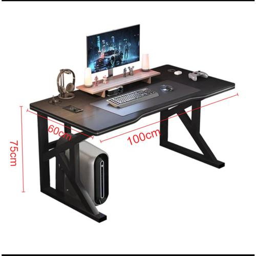 Jual Meja Gaming Berkualitas / Meja Komputer Bahan Carbon Rangka Besi ...