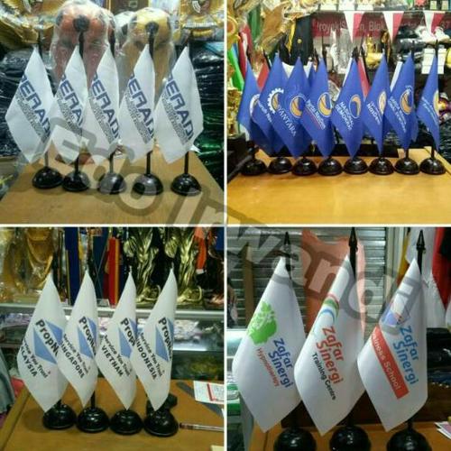 Jual Promo Tiang Bendera Kayu Meja Dan Bendera Costume Bendera Logo ...