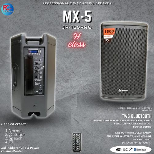 Jual Profesional Speaker Aktif 15 Inch Firstclass MX 5 | Speaker Aktif MX5 - Jakarta Barat ...