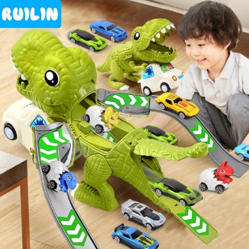 Jual RuiLin 50cm Mainan Rel Dinosaurus Anak Mainan Mobil Trek Mainan ...