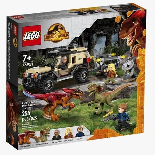 Jual LEGO 76951 - Jurassic World Pyroraptor and Dilophosaurus Transport ...