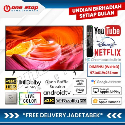 Promo SONY 43X75K 4K UHD HDR Smart Google TV 43 Inch KD-43X75K Cicil 0% 3x - Jakarta Utara ...
