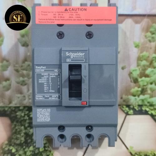 Jual MCCB Breaker Schneider Elektrik EZC100F 3P 40A 30A 25A 20A 15A 3phase - 40A - Jakarta Barat ...
