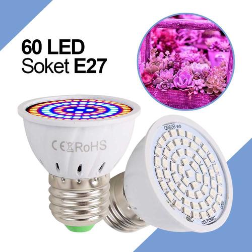 Jual Lampu Sinar UV Tanaman Indoor Hidroponik Bunga LED Grow Light ...