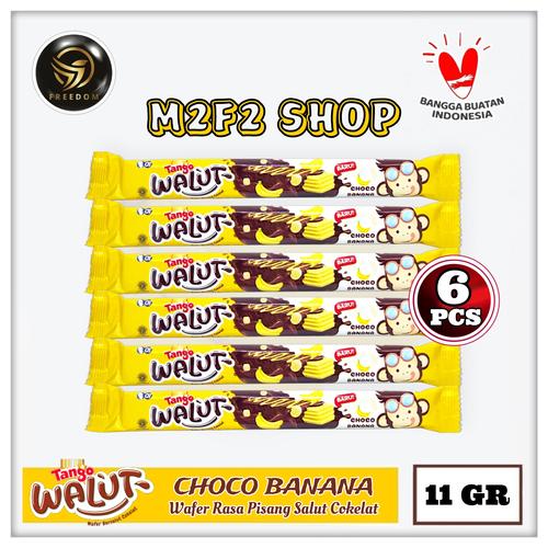 Jual Tango Wafer Walut Choco Banana | Pisang Salut Cokelat - 11 gr (6 ...