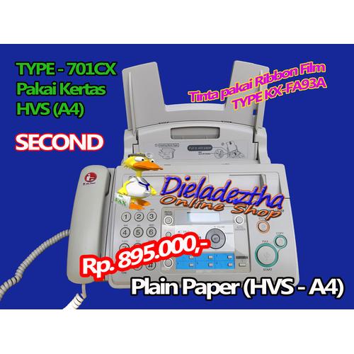 Jual Mesin Fax Panasonic Plain Paper Faximile Pakai Kertas HVS ...