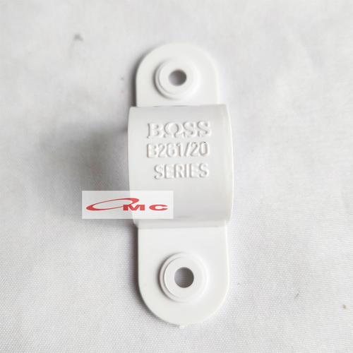 Jual Klem Clamp Kleman Penjepit Pipa PVC Listrik Conduit 20mm BOSS ...
