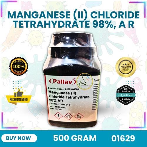 Jual Manganese (II) Chloride Tetrahydrate 98%, A R | MnCl2.4H2O, 500 ...