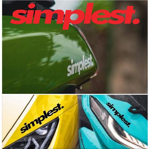 Jual Stiker Unik Lucu Motor Cutting Sticker Simplest - Putih - Kab ...