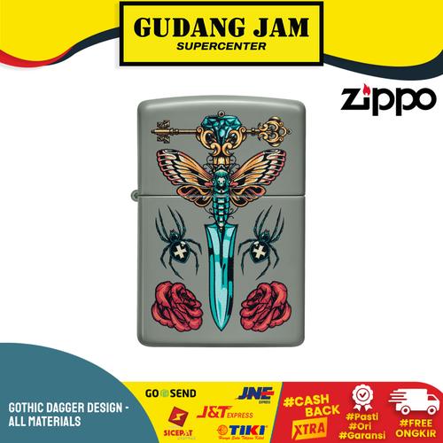 Promo Zippo Gothic Dagger 49860 | Garansi Lifetime Cicil 0% 3x - Kota Bandung - Gudang Jam ...