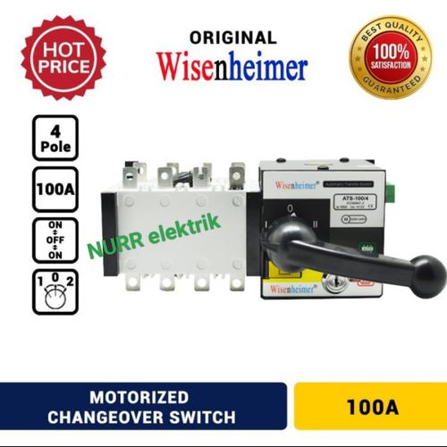 Jual COS Change Over Switch 4P 100A Motorized Ohm Saklar Wisenheimer ...