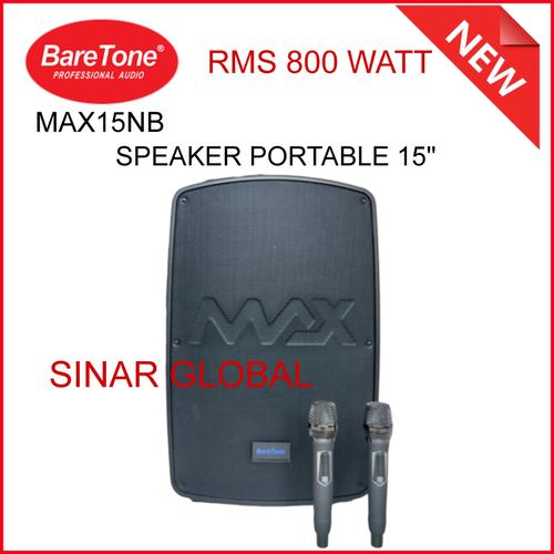 Promo New Fitur Speaker Portable BareTone MAX 15 NB MAX 15NB MAX15NB ...