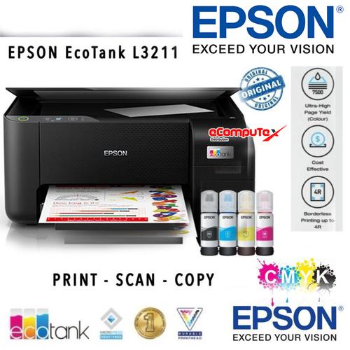 Jual Printer Epson EcoTank L3211 L 3211 - All-in-One Ink Tank Garansi Resmi - Kota Makassar ...