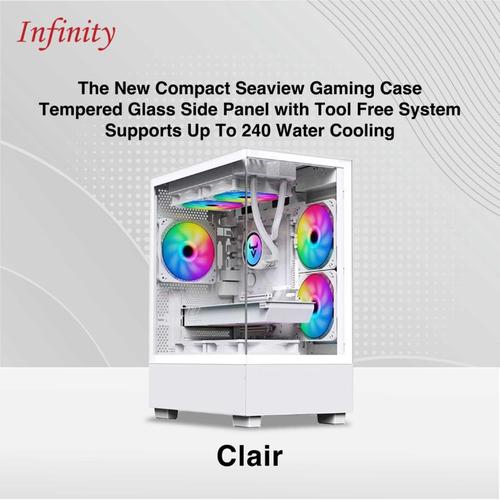 Jual Casing Infinity CLAIR - microATX Gaming Case Infinity Clair ...