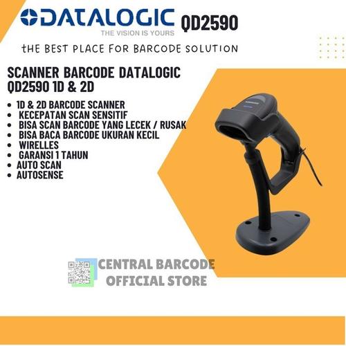 Jual Scanner Datalogic QD2590 Imager Barcode 1D 2D QR Code Efaktur ...