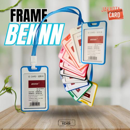 Jual wadah id card 2 side card holder plastik casing kartu idcard BEKNN ...