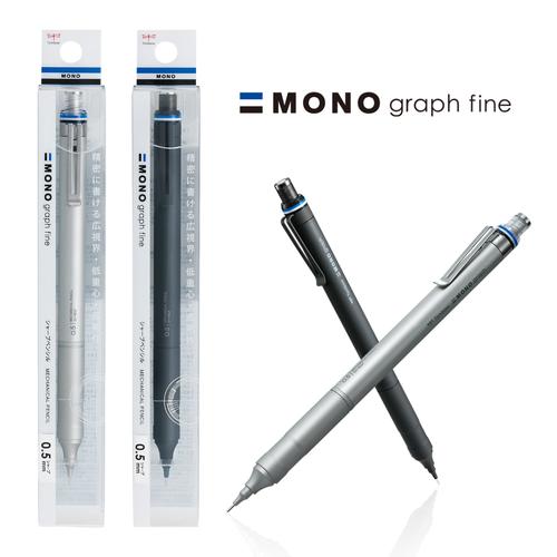 Promo Tombow Mono Graph Fine Mechanical Pencil 0.3 0.5 Metal Pensil ...