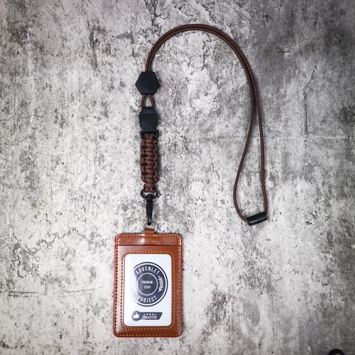 Jual Lanyard ID Card Holder Kanvas Tali Paracord Tactical Militer ...