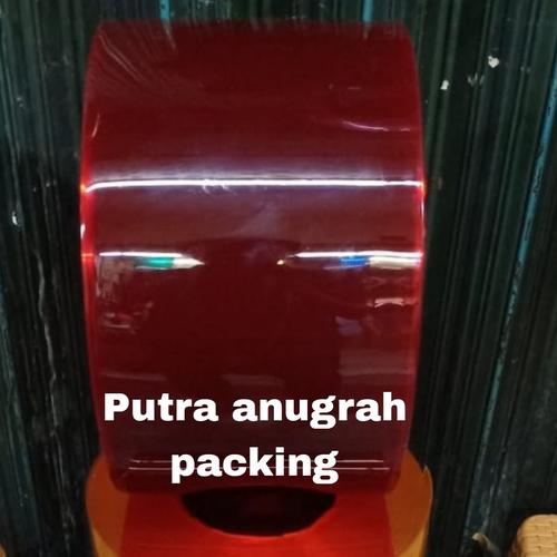 Jual PVC Curtain merah 2mm x 20cm x 50 mtr / tirai strip curtain red ...