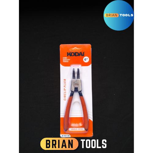Jual Tang Snap Ring buka tutup bengkok lurus Kodai 6 inch circlip plier ...