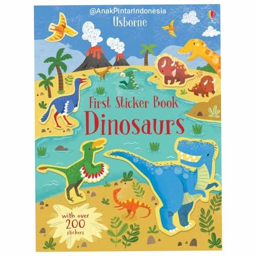 Jual USBORNE FIRST STICKER BOOK DINOSAURS ( A4-012 ) - Kota Surabaya ...