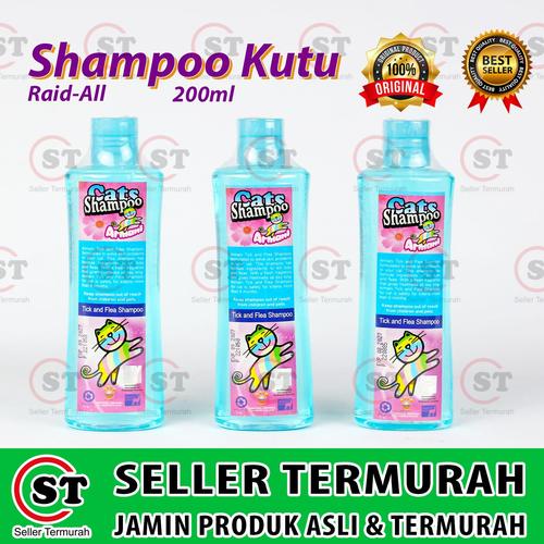 Jual RF AMPO ARMANI TICK & FLEA / ampo kutu kucing / Raid All ampoo ...