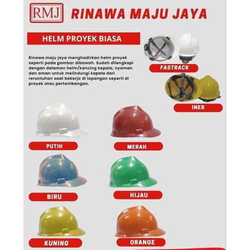 Jual Helm Safety Proyek Murah / Helm TS Biasa / Helm Safety TS - Biru ...
